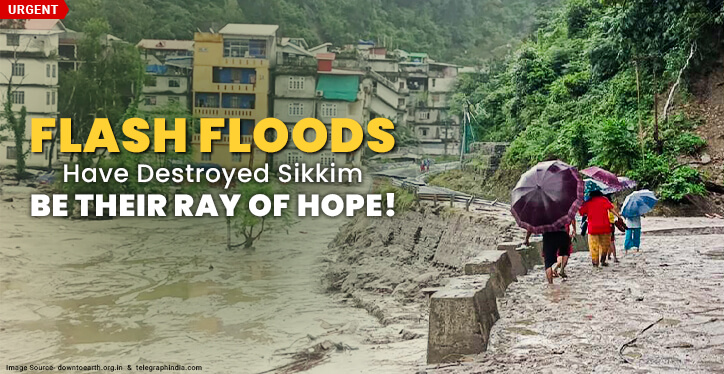 ImpactGuru Foundation Aids Sikkim Flood Victims