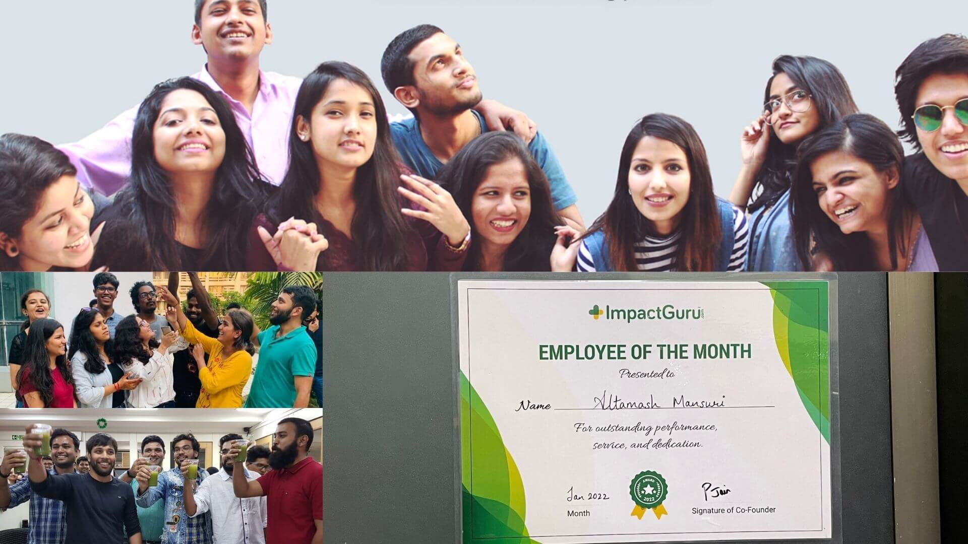 Perks of working at ImpactGuru